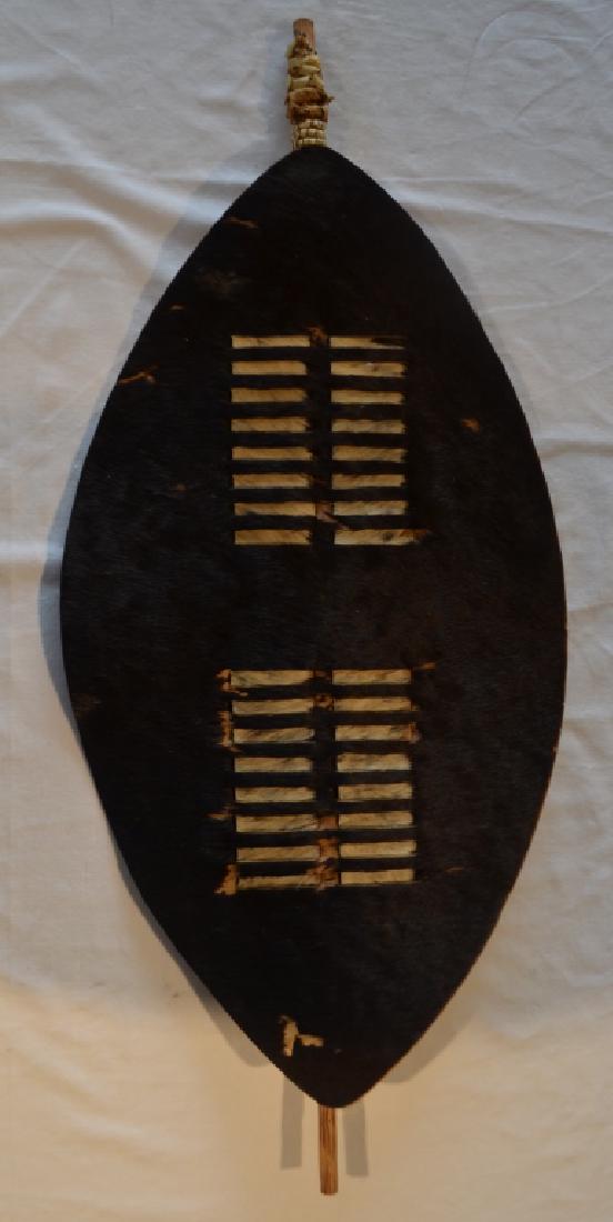 Zulu War Isihlangu Tribe Cowhide Battle Shield