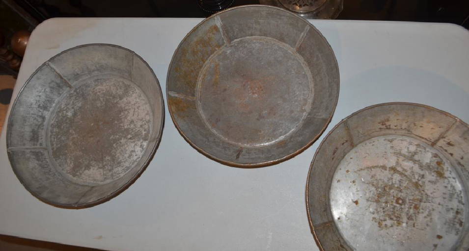 Antique Gold Sifting Pans