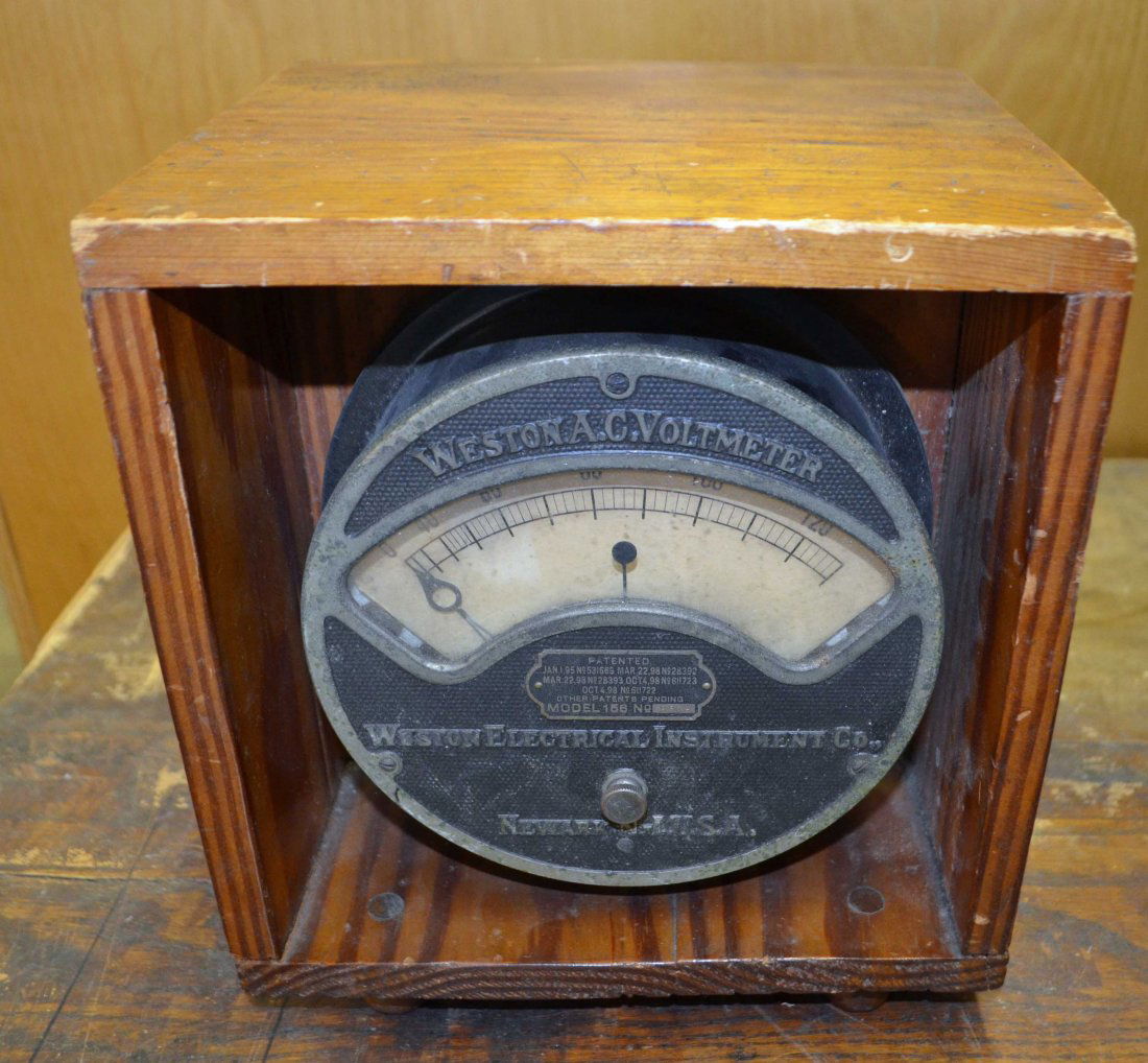 Antique Weston A.c. Voltmeter Model 156 Ca. 1913