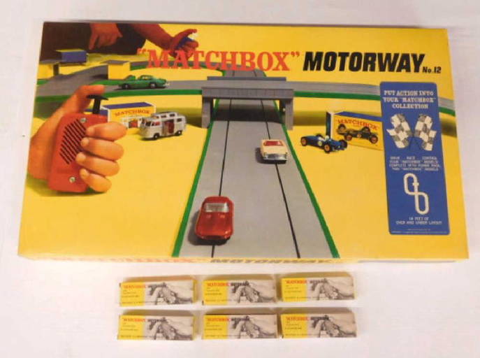 Matchbox Motorway Set W/ Activator Pins