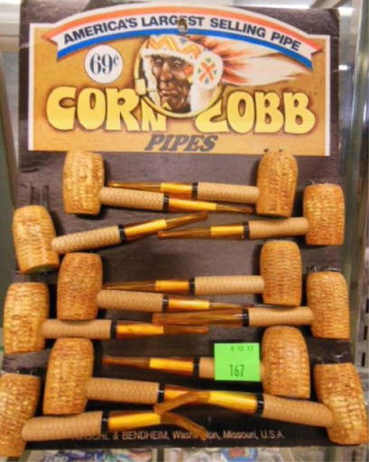 Vintage Corn Cob Pipe Store Display