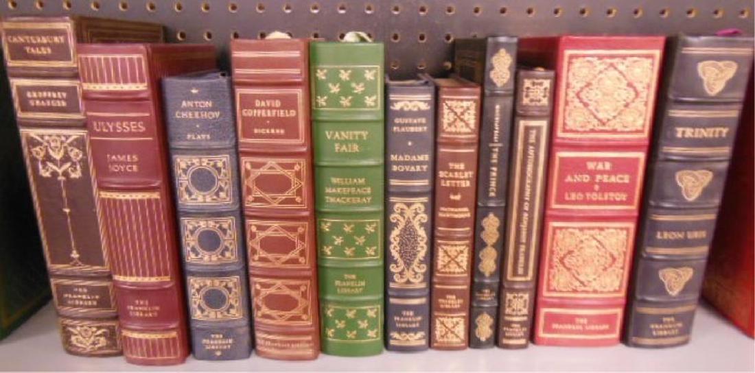 10 Franklin Library Leather Bound Books