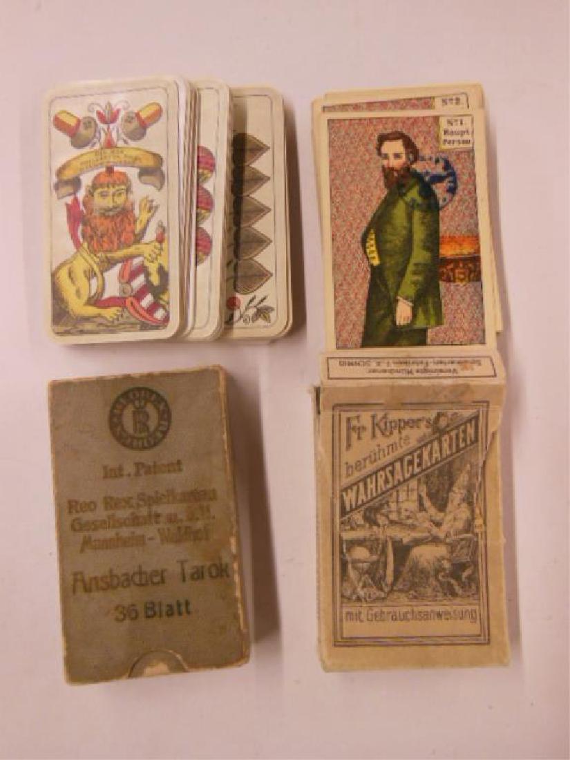 2 Packs Vintage German Playing Cards