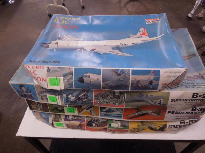 4 Monogramed & Other Military Plane Models