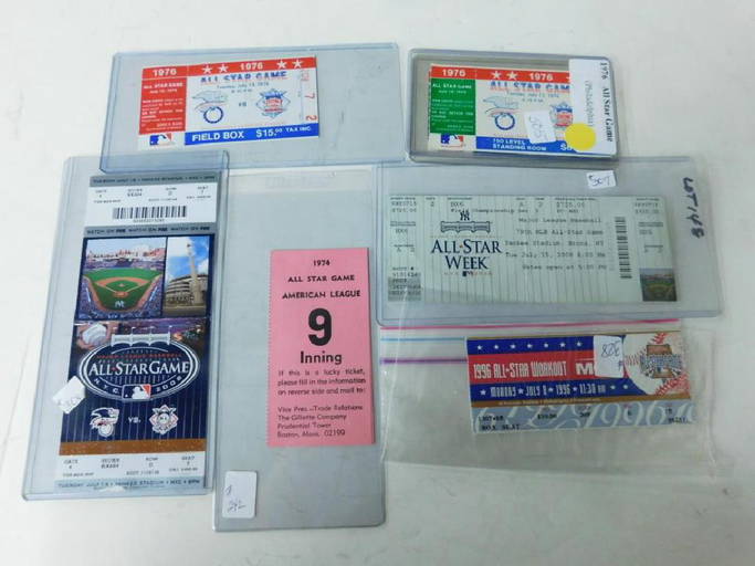 6 Mlb All Star Game Admission Tickets