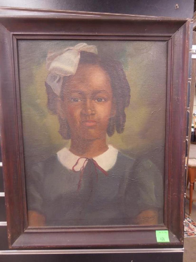 S. Roberts Signed Portrait Painting