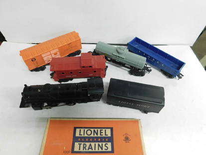 Lionel No. 1445ws Freight Train Set In Original Boxes