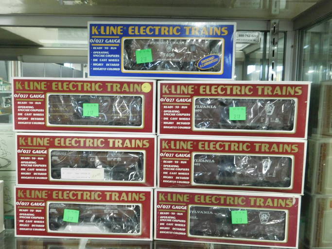 7 K Line Train Cars In Original Boxes