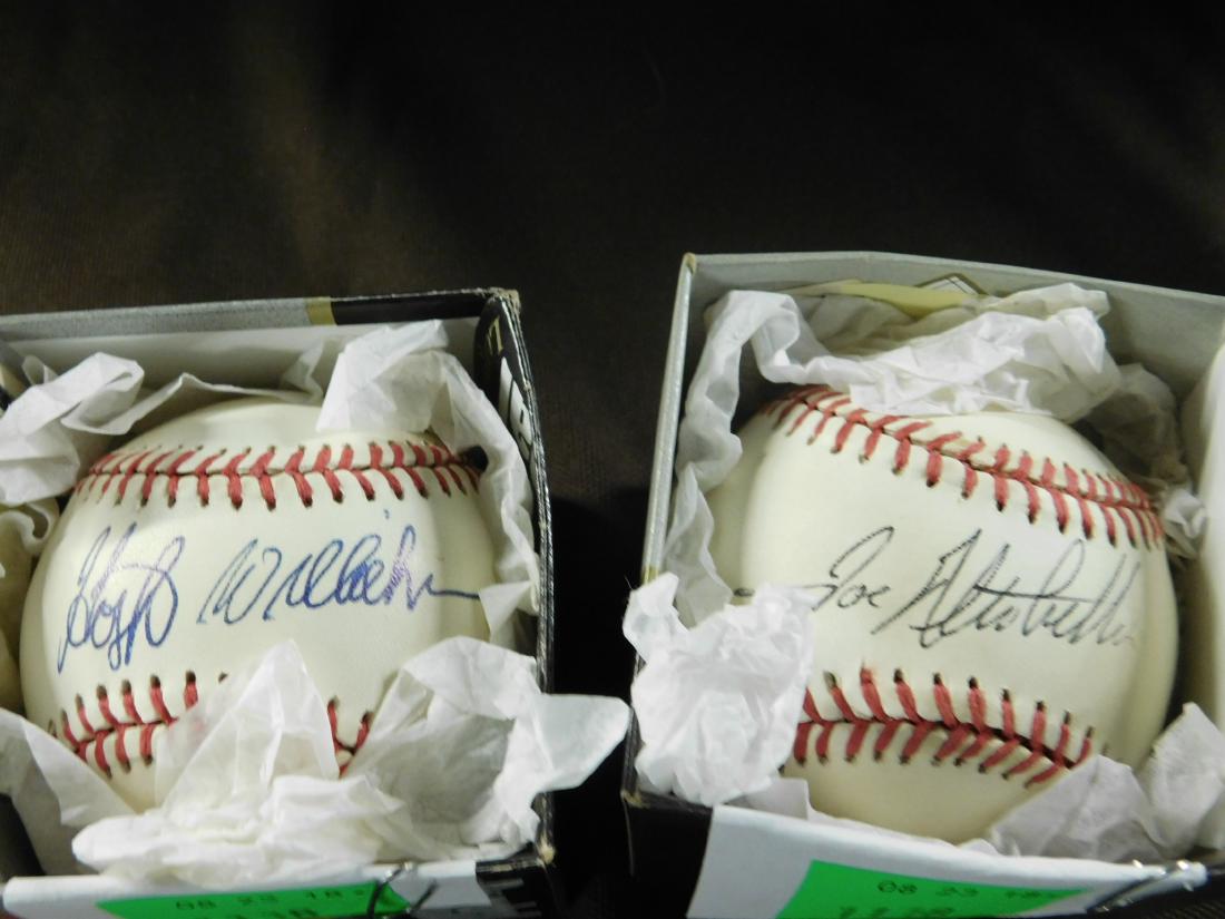 2 Autograph Baseballs, Mid Century Players