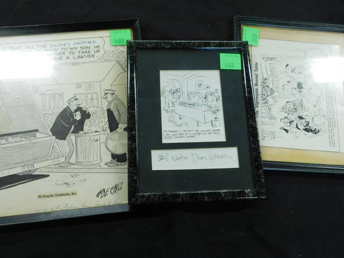 Frank Beck Original Cartoon Art