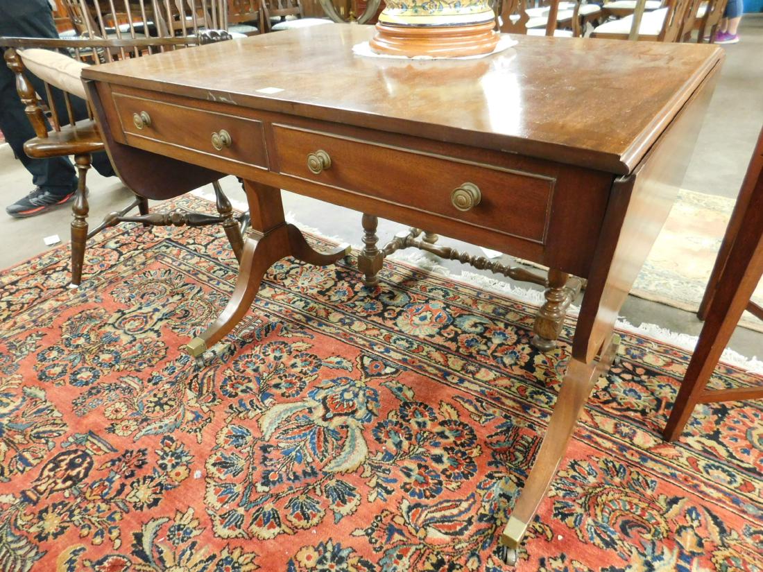 Regency Style Library Table
