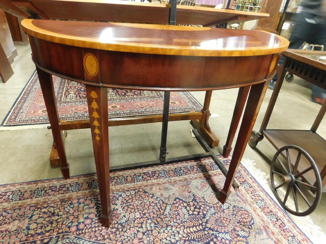 Hepplewhite Style Console Table