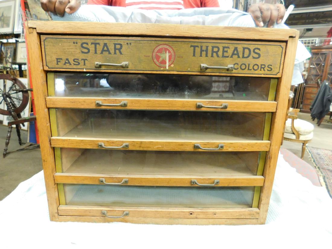Star Threads Store Display Case