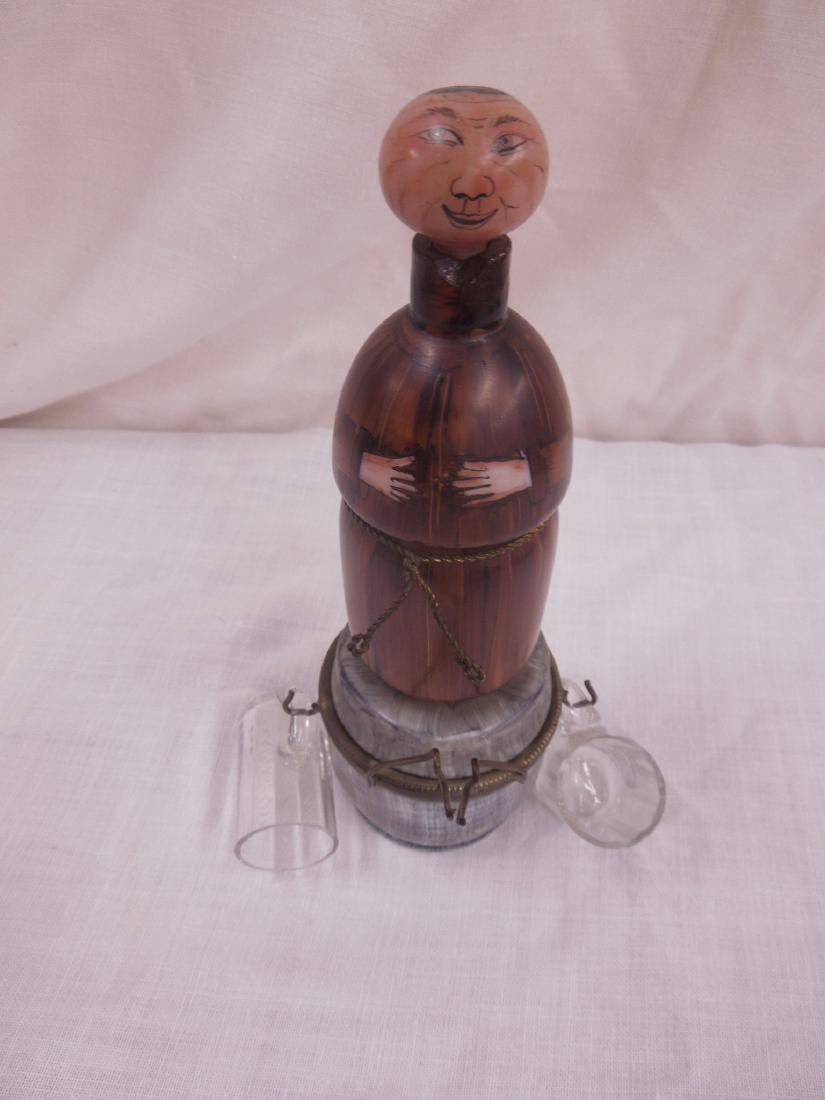 Bristol Glass Monk Form Liquor Bottle