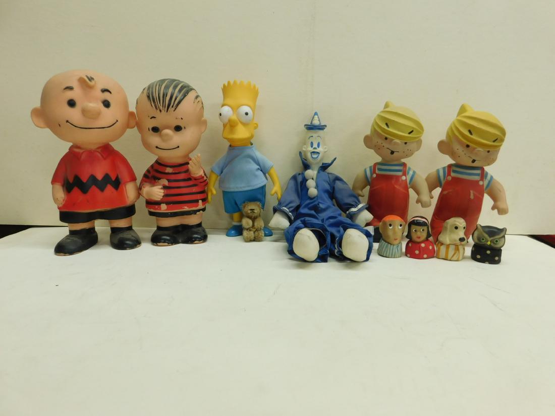 Assorted Vintage Rubber Characters
