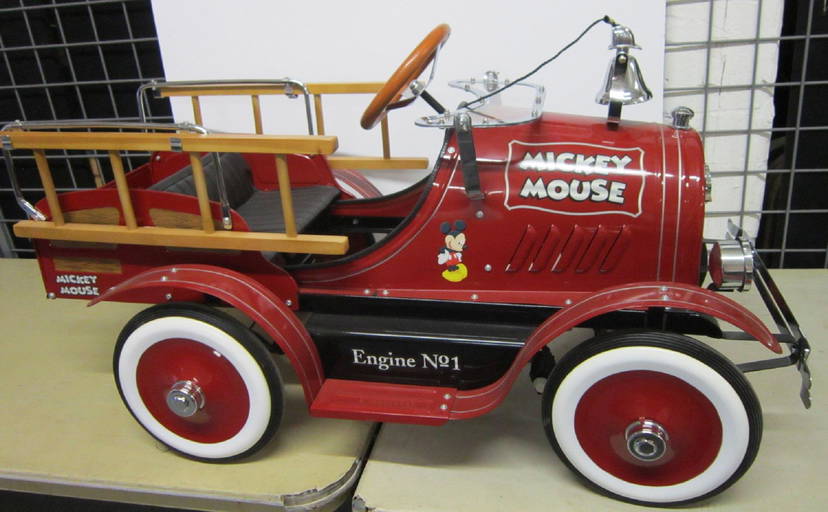 Clean Mickey Mouse Pedal Fire Engine