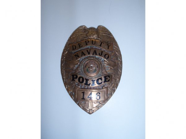 1034: Sun Badge Co. Navajo Deputy Police badge