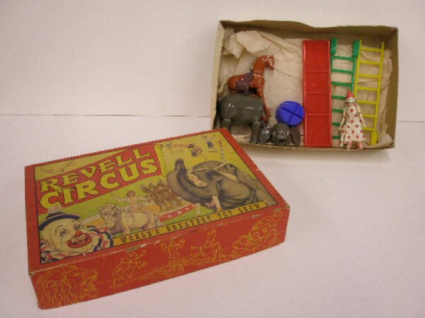 2163: 1950's Revell Toy Circus set