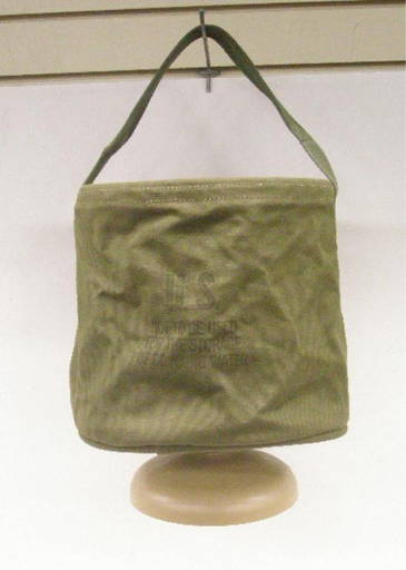 Vietnam U.s. Army Collapsible Shower Pail