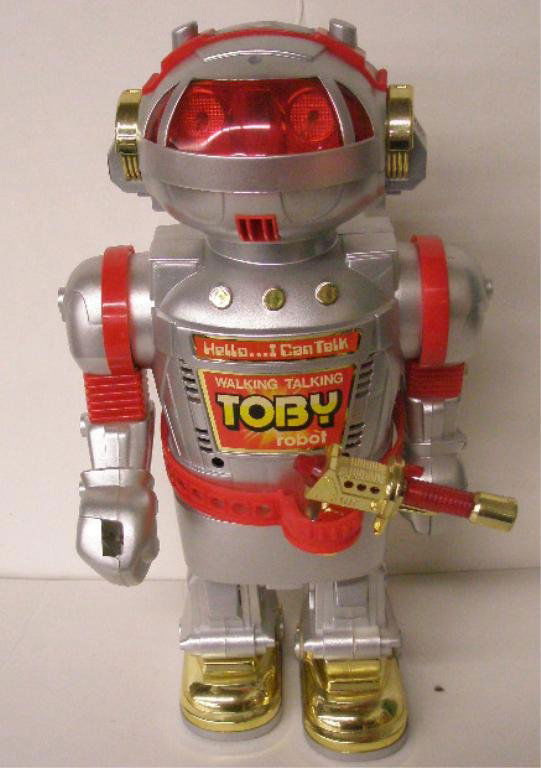 1504: New Bright Battery Operated Toby Robot