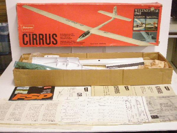 Graupner Weltmeister 1968 Glider Model Kit