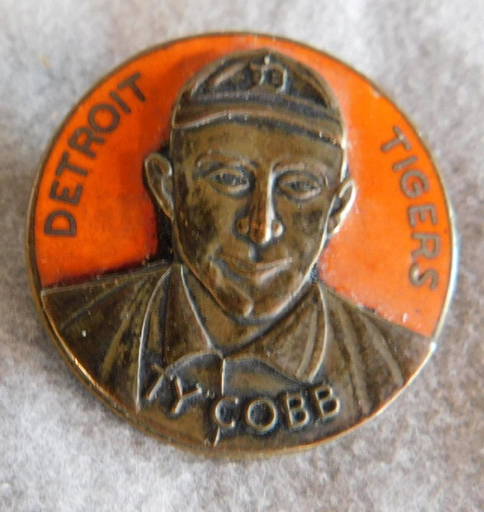 Rare Bronze & Enamel Ty Cobb Pin (#5299) on Jan 13, 2022 | B.S ...