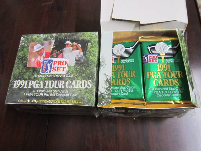 2 Boxes 1991 Pga Tour Cards