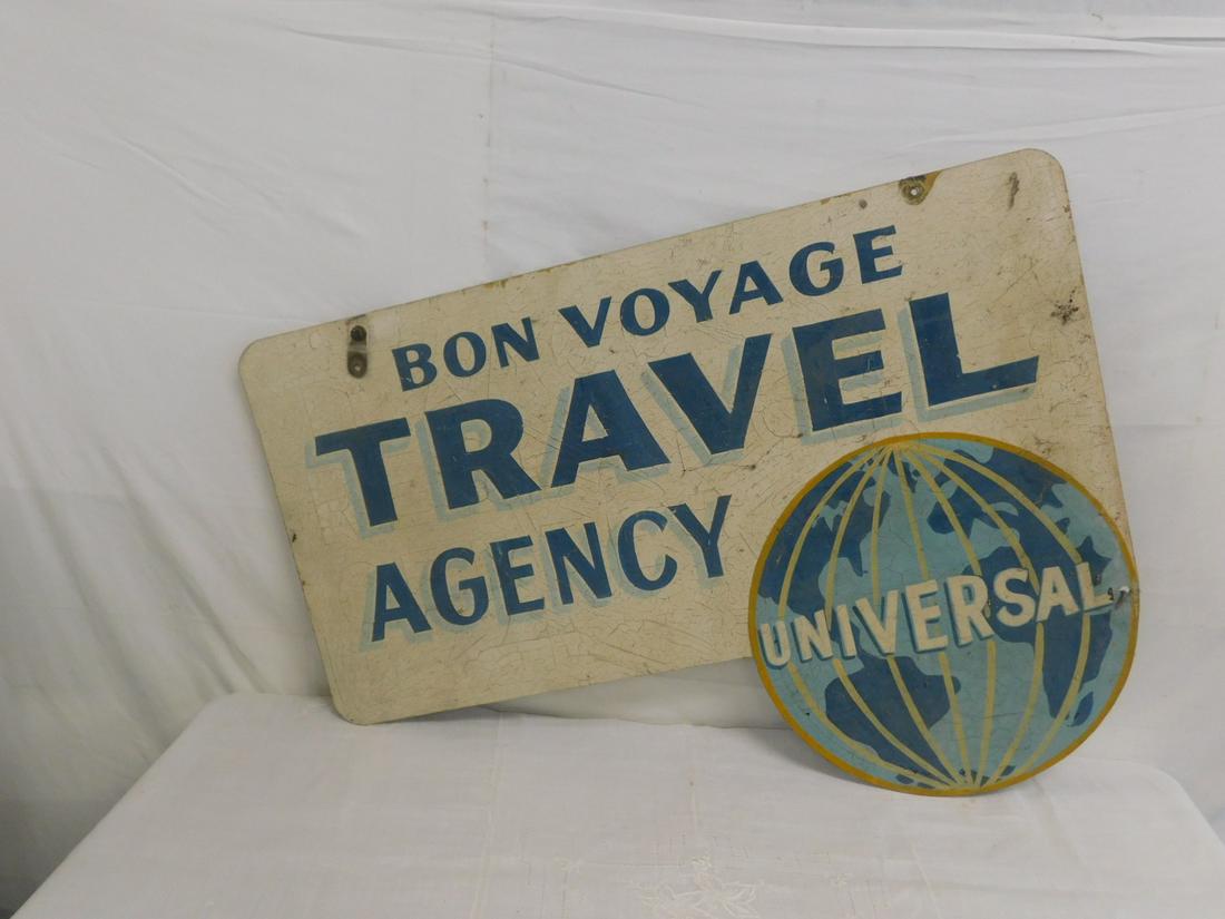 Vintage Travel Agency Sign