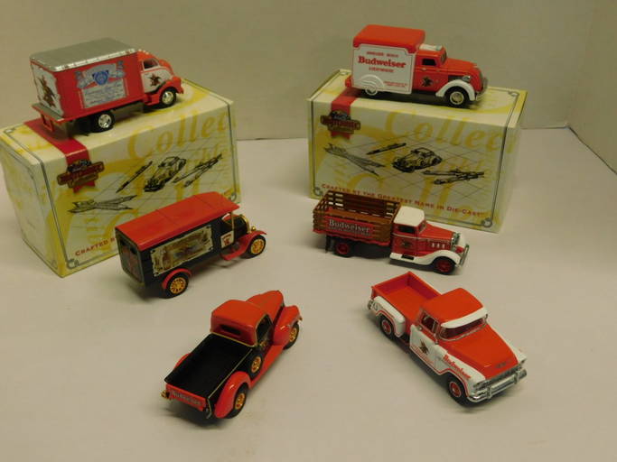 6 Budweiser Models Of Yesteryear Vehicles