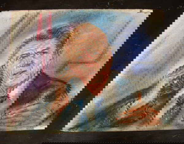 7012: FREDA REITER "RONALD REAGAN" SKETCH