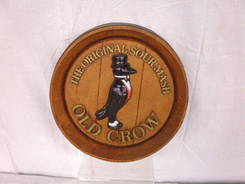 1382: Vintage Old Crow Whiskey Display Sign See Sold Price