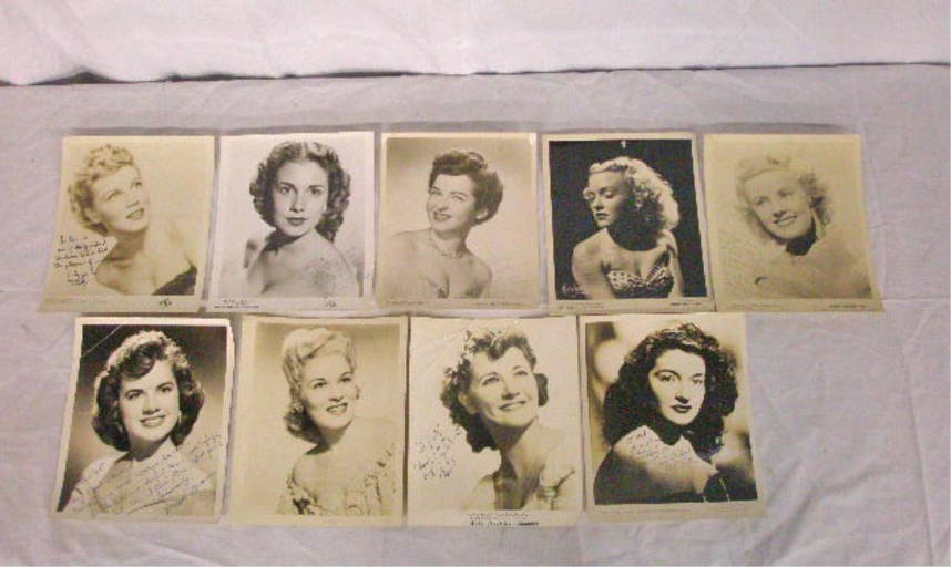 Big Band Singers Signed Photos