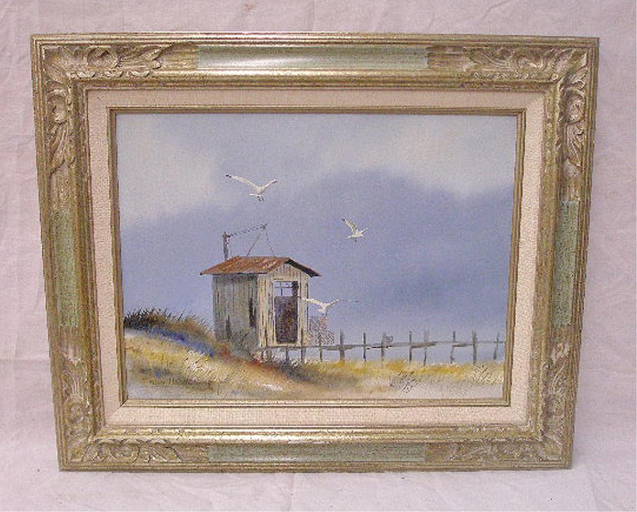 Will Haddon, O/m, Seagull & Shack