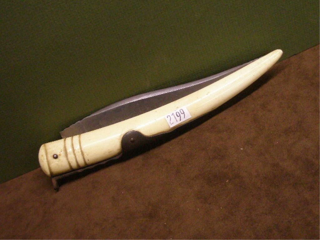 Antique Middle Eastern Ivory Knife