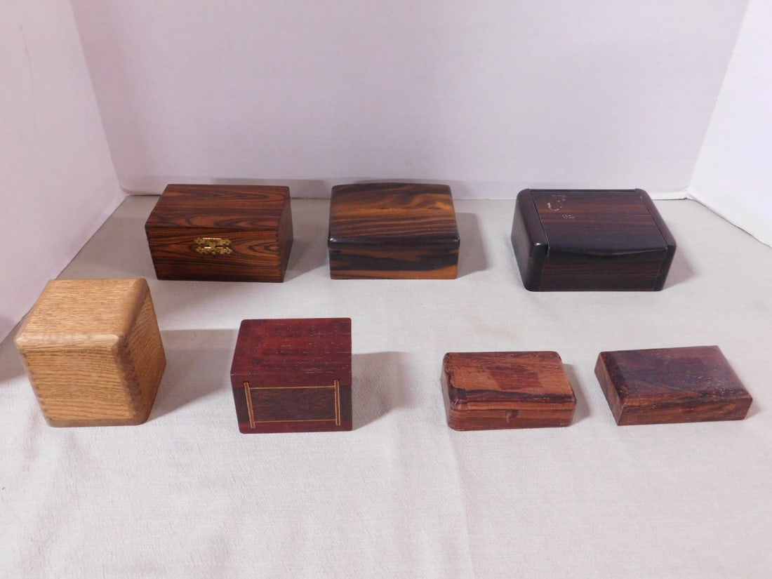 7 Boxes; Christopher W. Cantwell Auction