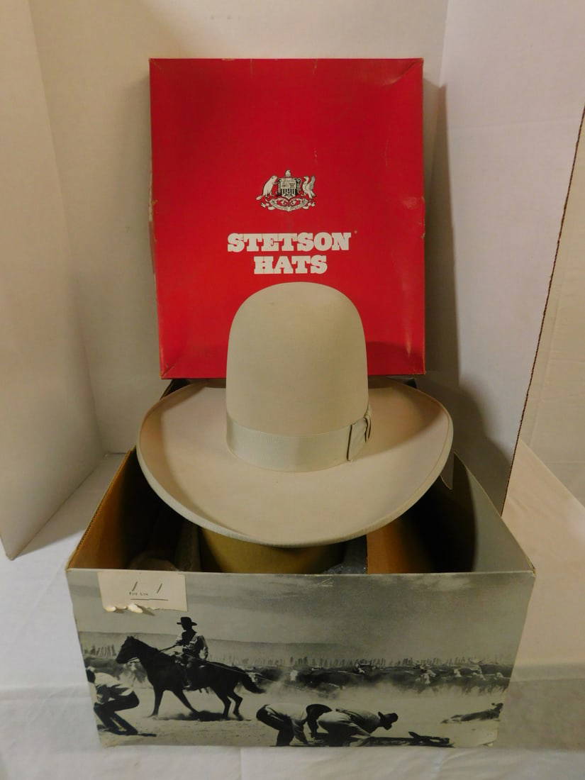Stetson Tom Mix 4x Cowboy Hat 7 1/8" Auction