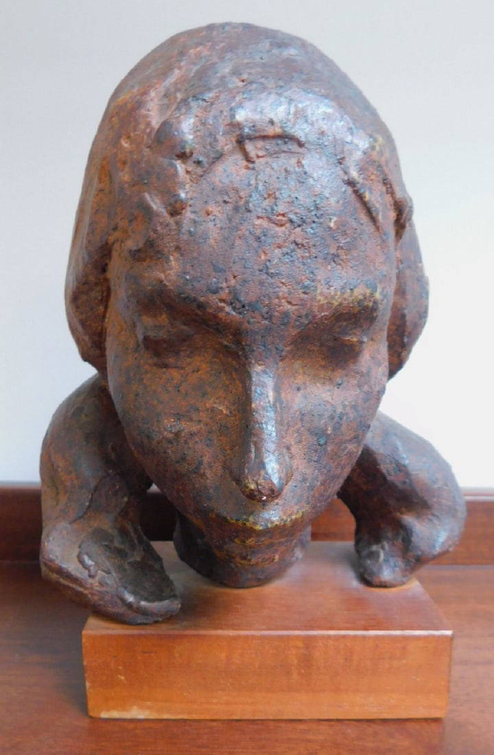 Stephen Robin Stone Female Bust Sculpture Auction