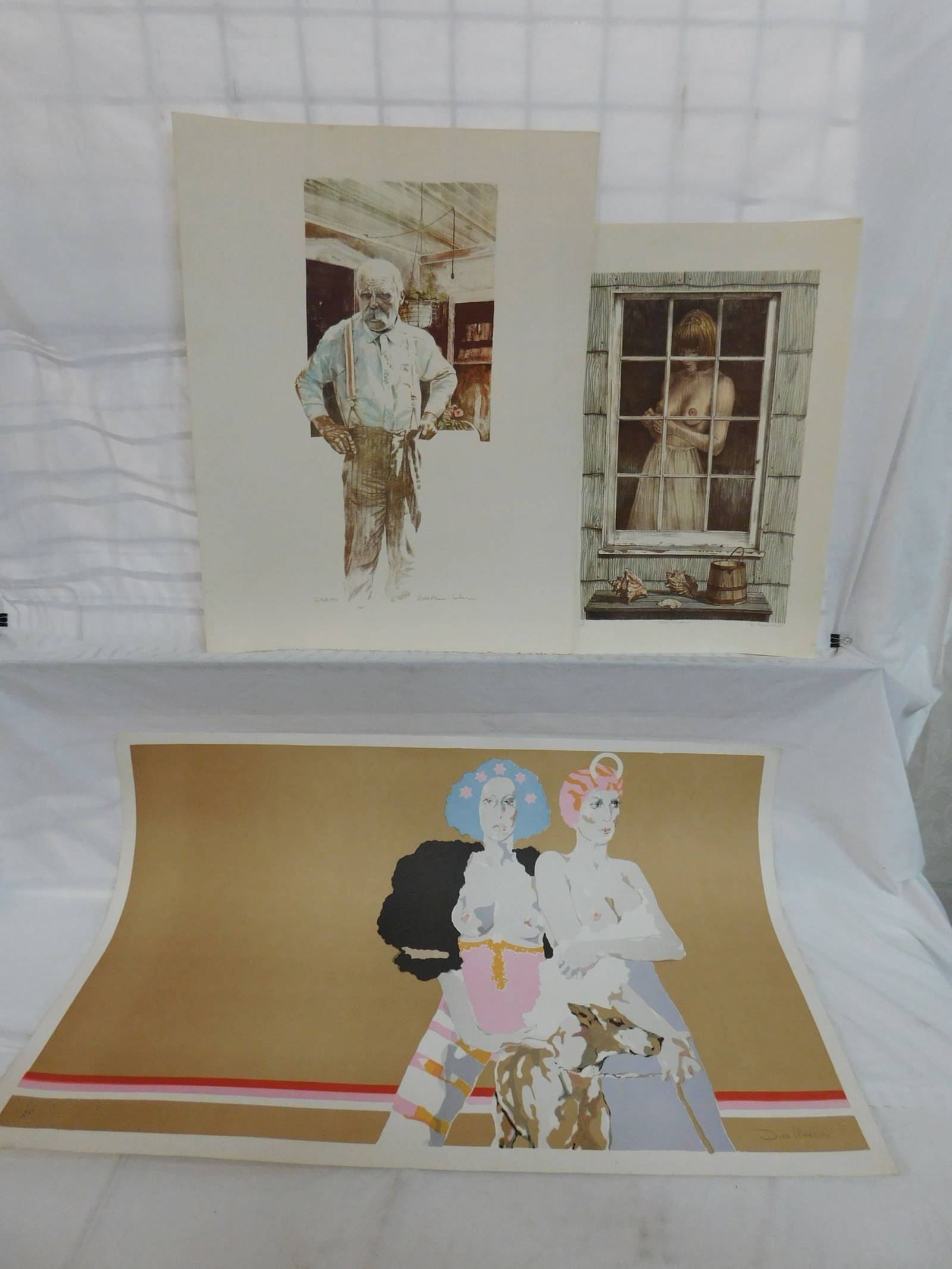 3 Nudes & Other Lithographs Auction