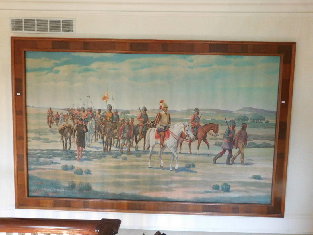 Large Albert T. Reid Oil On Canvas Auction