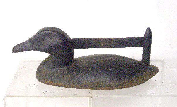 2224: Antique Cast Iron Duck Boot Scraper