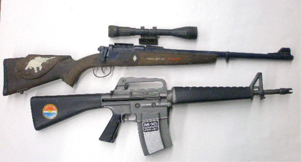 366: 1960's Johnny Eagle & M16 Marauder Toy Rifles