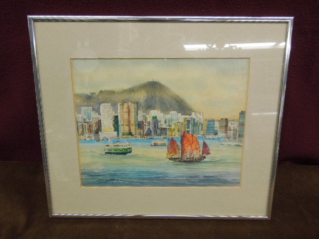 Tik Lung Signed Watercolor