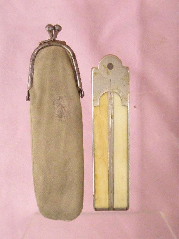 Antique Ivory Folding Ruler