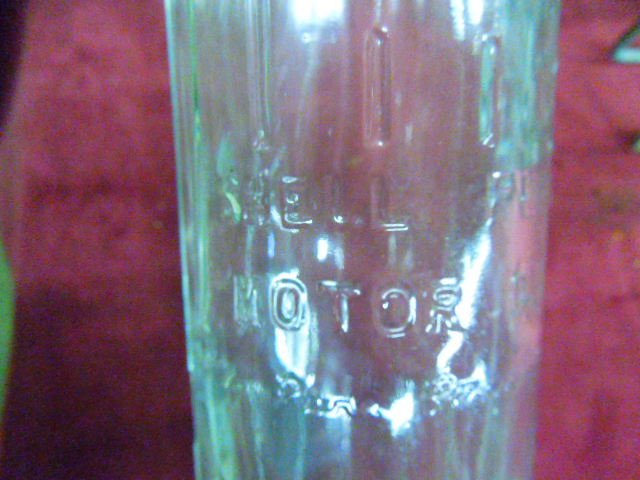 6 Rare Antique Glass Shell Oil Bottles With Carrie : Lot 168