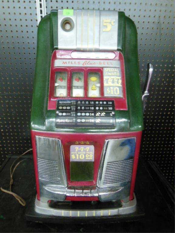 1948 Mills Blue Bell Hi Top Slot Machine