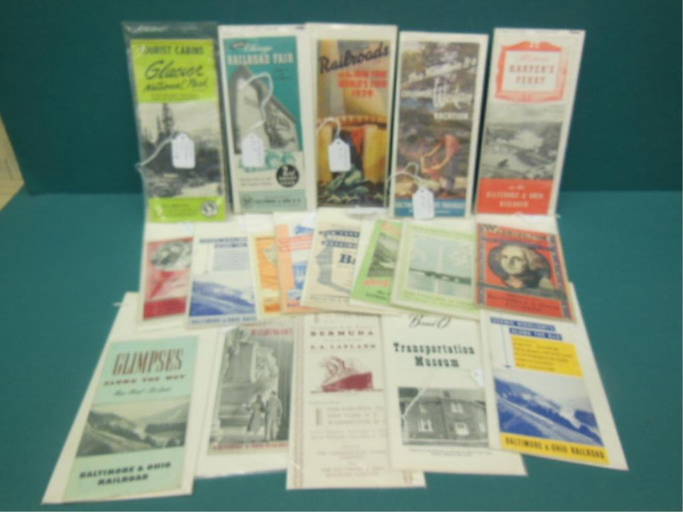B & O.r.r. Travel Pamphlets
