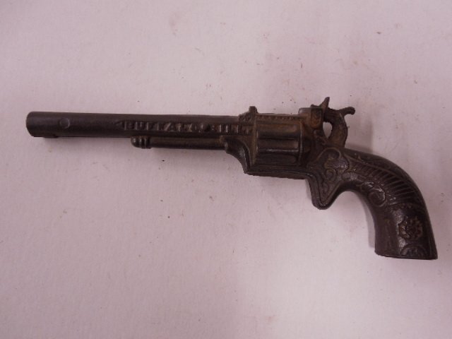 Vintage Cast Iron Buffalo Bill Cap Gun