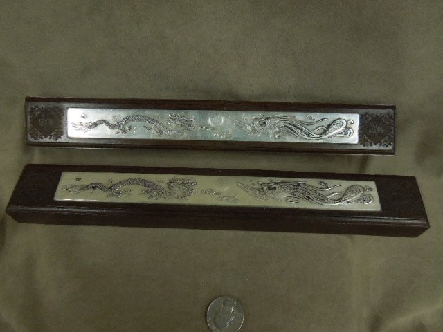 2 Chinese Scroll Weights