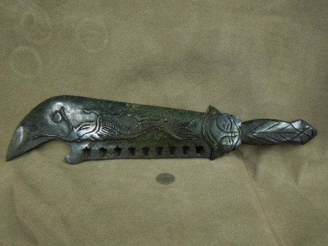 Chinese Jade Ceremonial Sword : Lot 8
