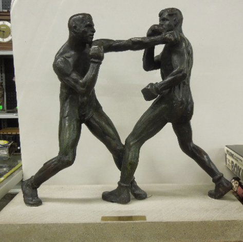 Bronze Boxing Sculpture